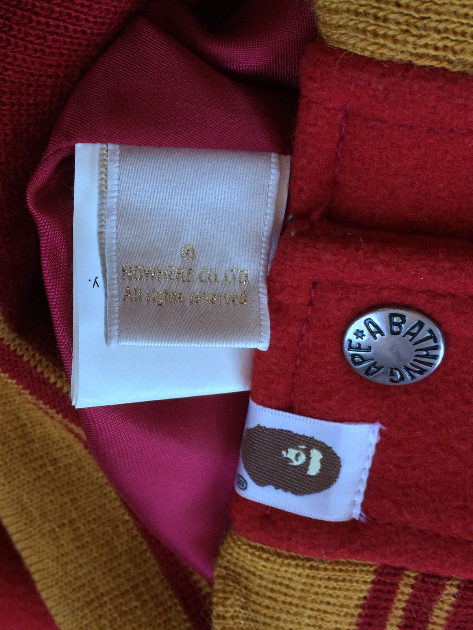 Bape OG Bapesta Stars Wool Bomber Jacket | Grailed