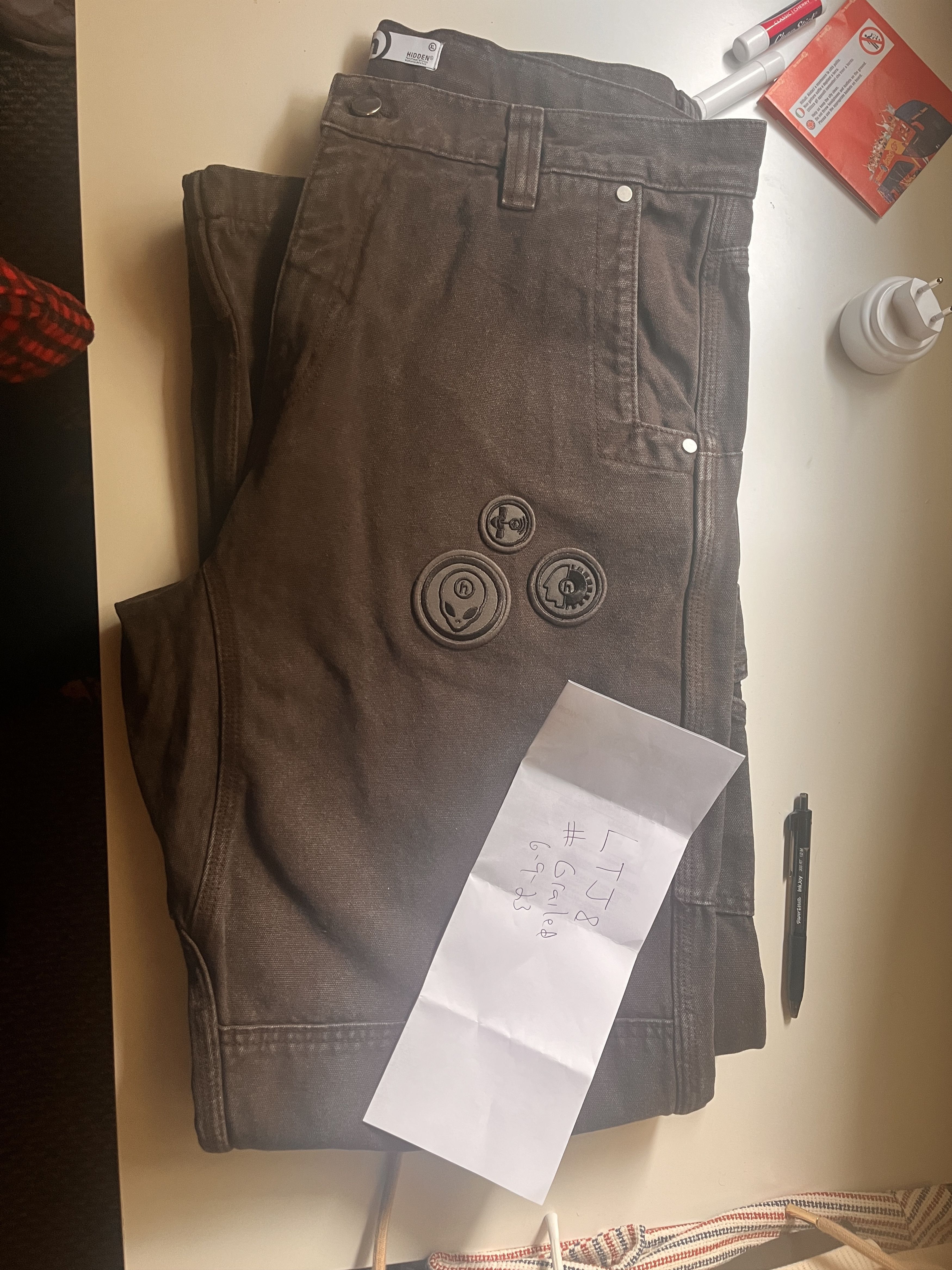 HIDDEN Comms. Work Pants | Grailed