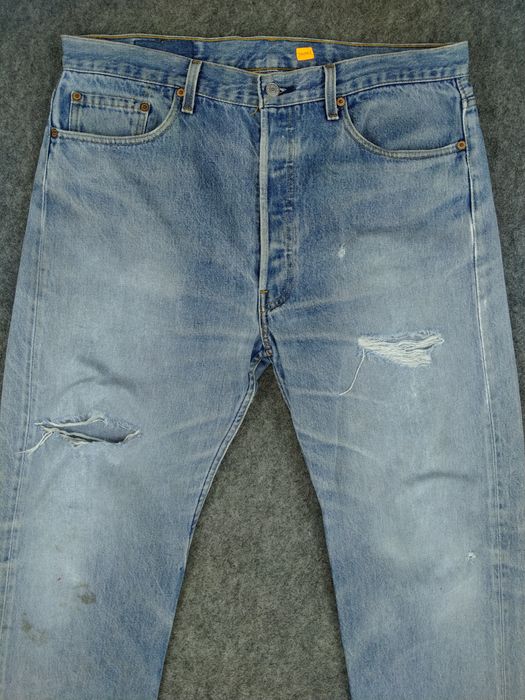 Vintage 90s Light Wash Vintage Levi's 501 36x29.5 Denim -JN1002 | Grailed