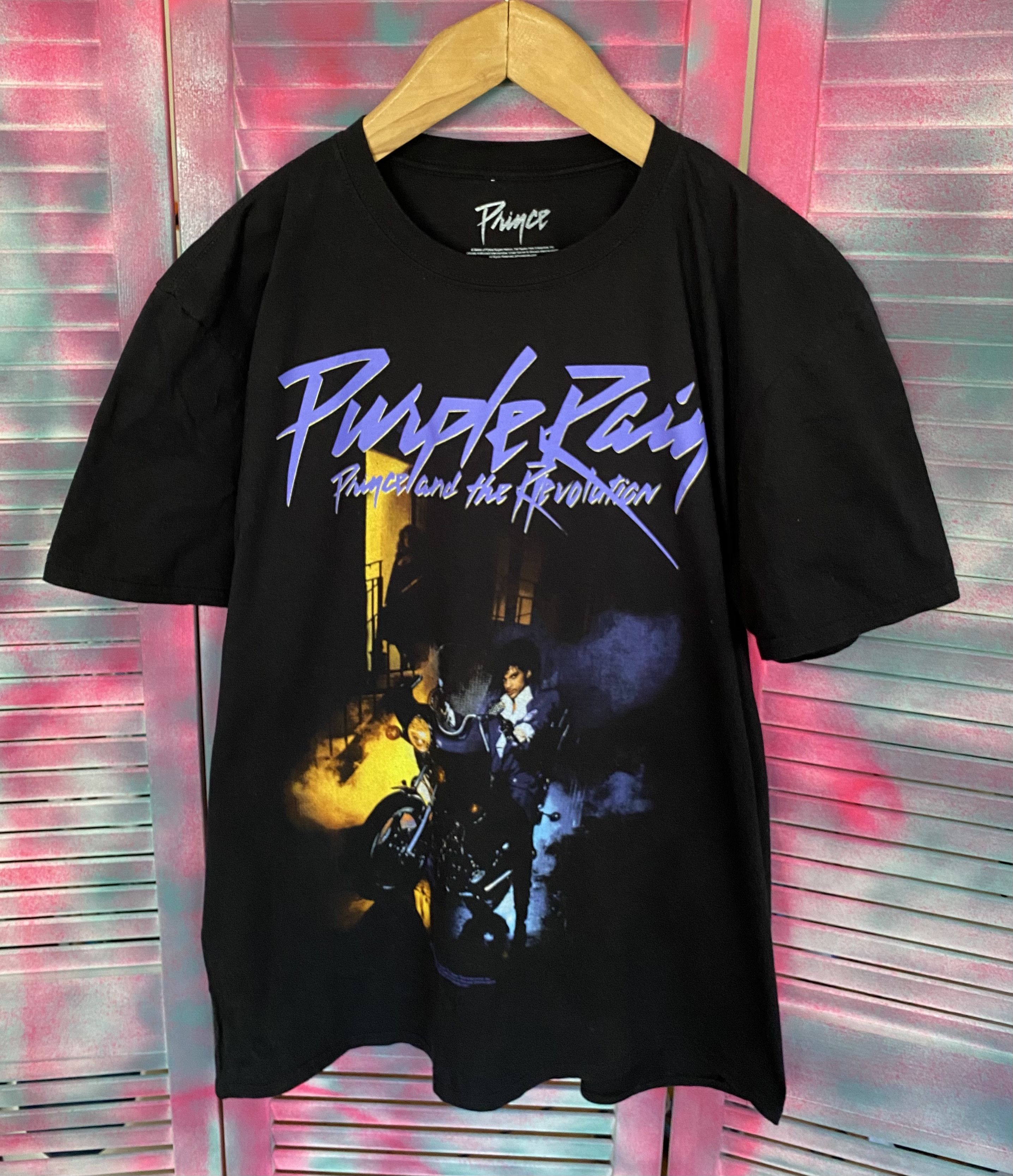 Band Tees × Prince × Streetwear Rare Prince Purple Rain Distressed Band ...