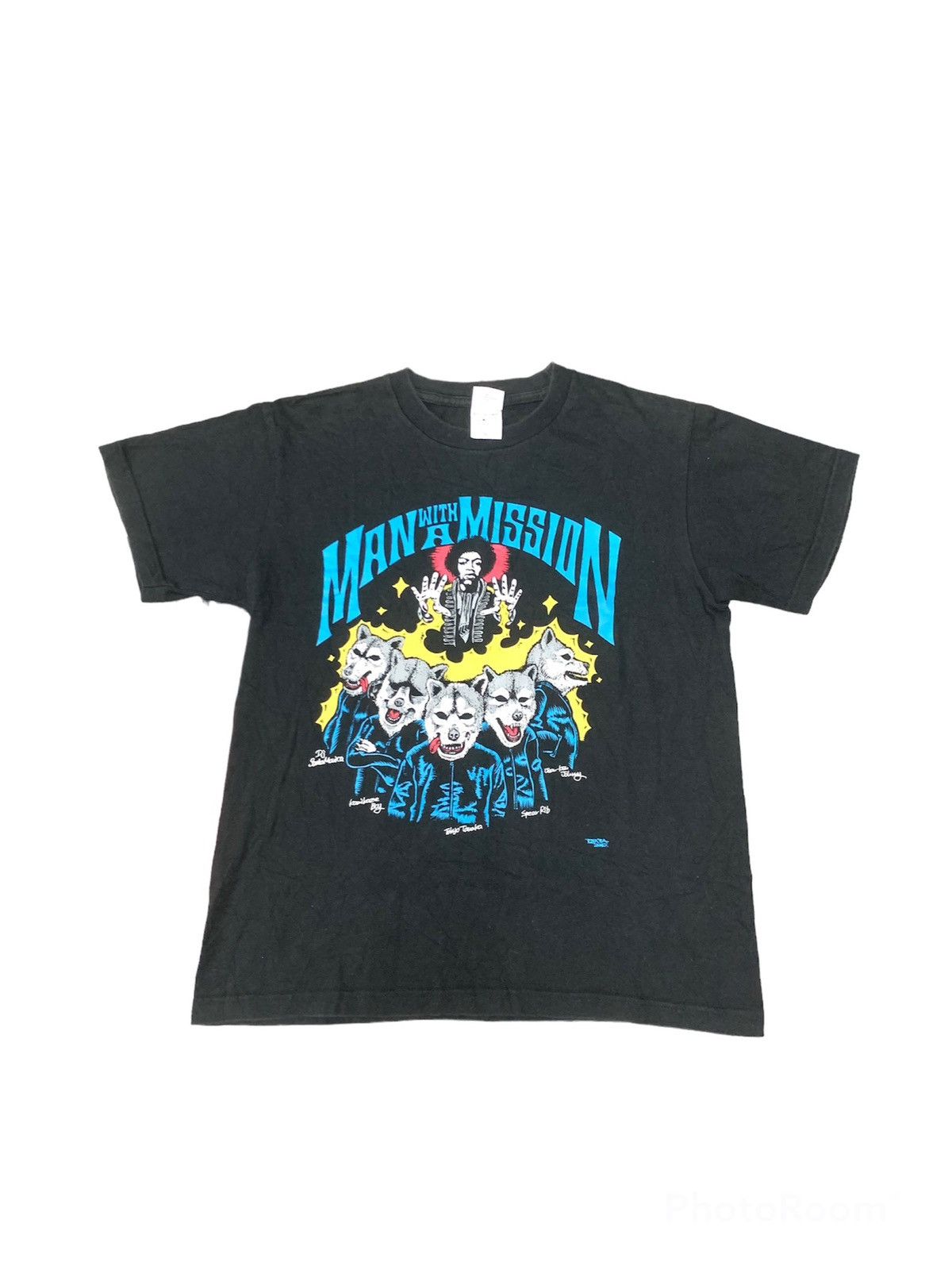 Band Tees × Vintage Man With A Mission Japanese Rock Band Tshirt | Grailed