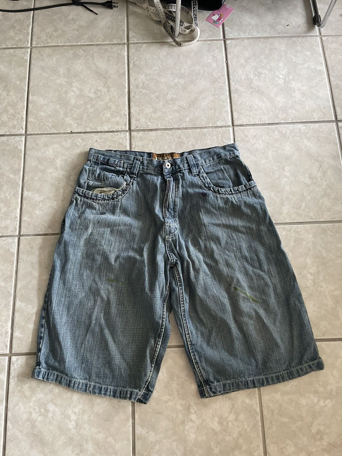 JNCO × Streetwear × Vintage 90s Y2K WIDE LEG DENIM JORTS JNCO SKATER ...