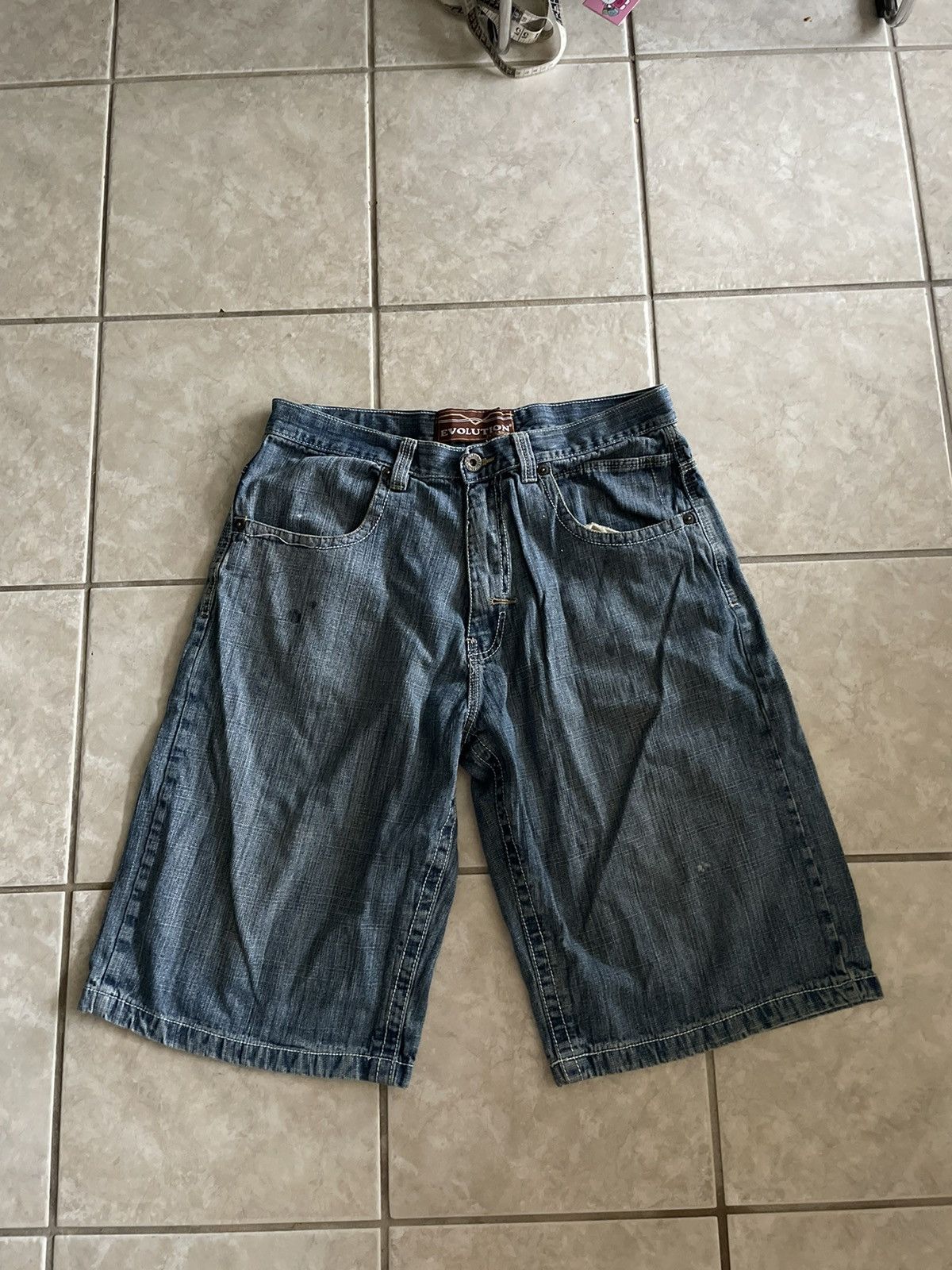 Jnco × Streetwear × Vintage 90s Y2K WIDE LEG DENIM JORTS JNCO SKATER ...