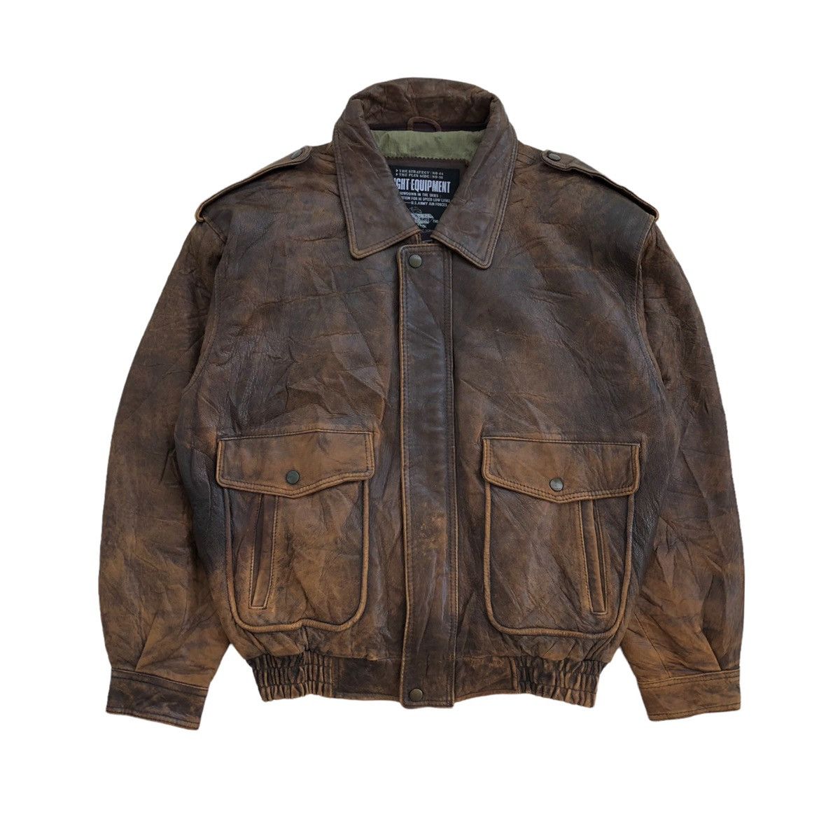 Us Air Force 🔥VTG Type A2 U.S Army Air Forces Leather Bomber Jacket ...