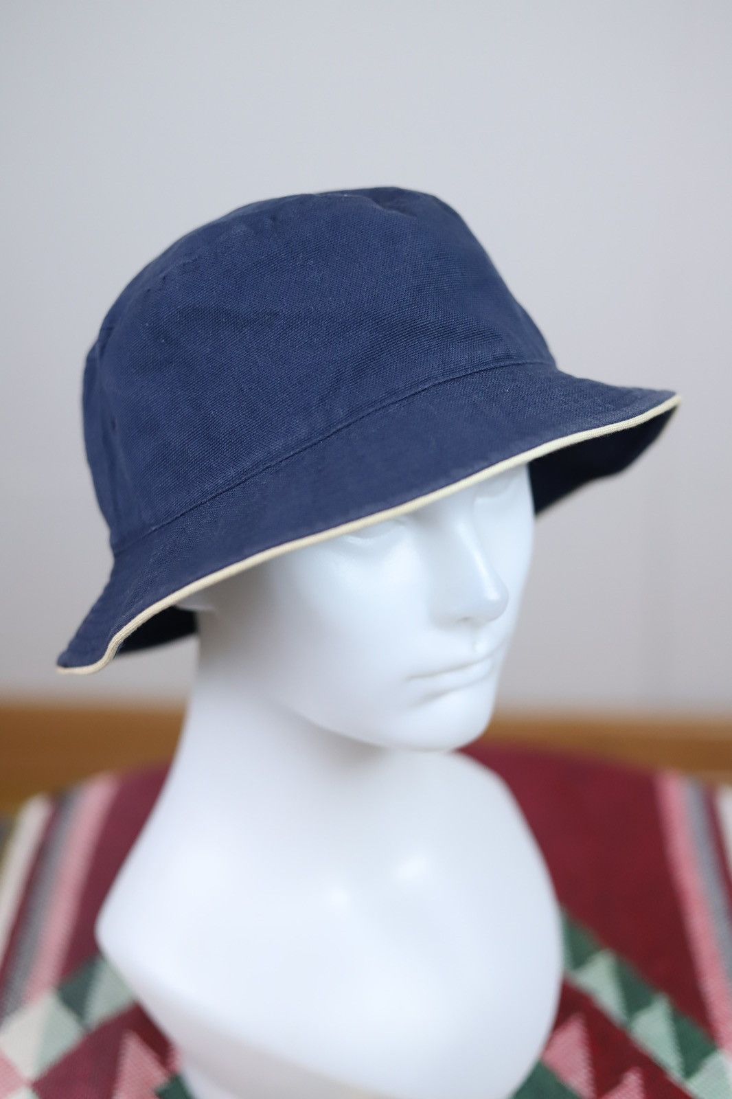 Japanese Brand × Streetwear BEPOP Navy Bucket Hat Vintage Japanese ...