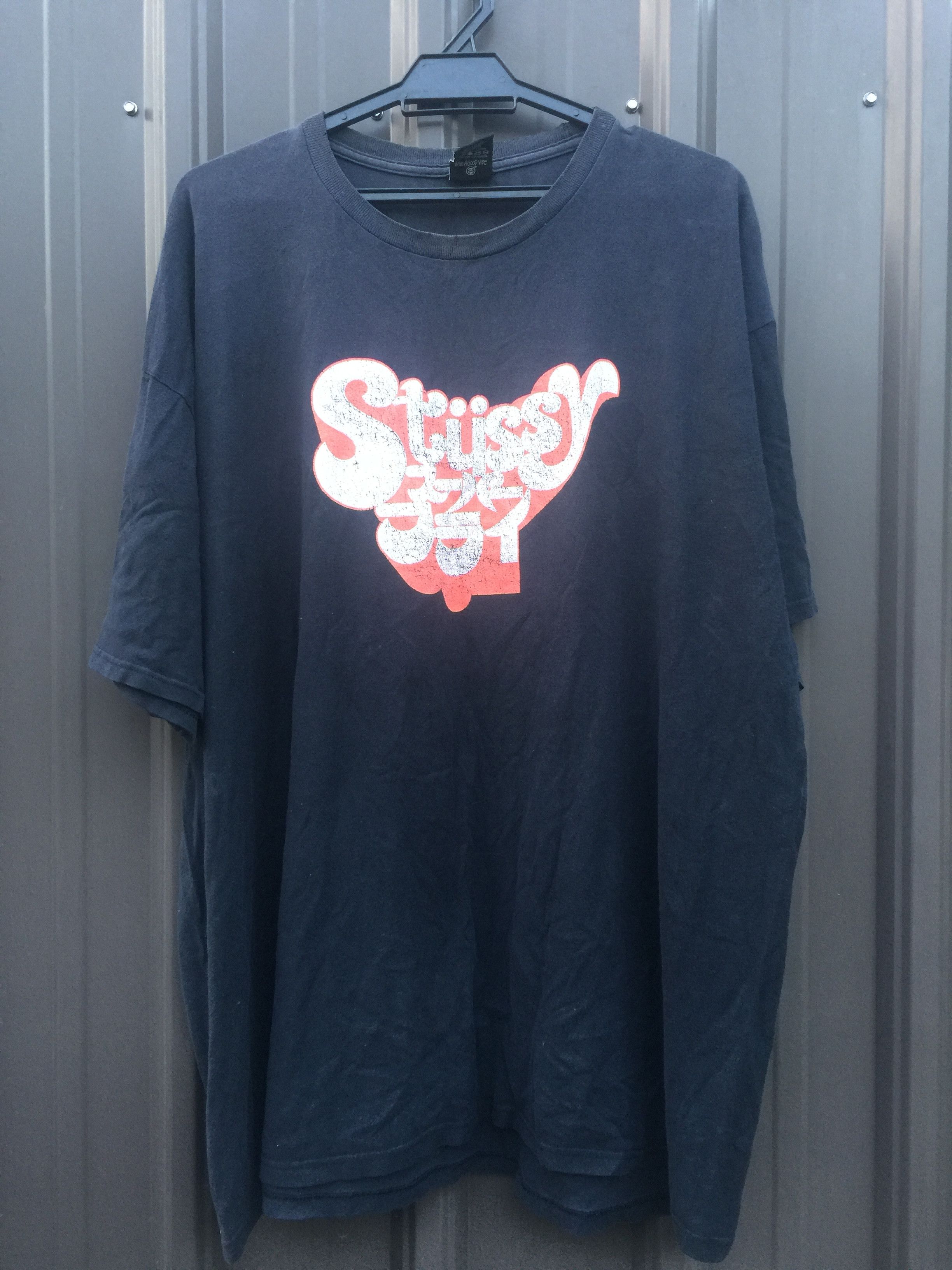 Stussy Stussy x Curtom Records Sunfaded Distressed Tee | Grailed