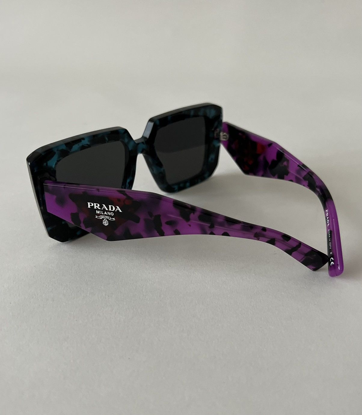 Prada Prada Square Logo Oversized Sunglasses | Grailed