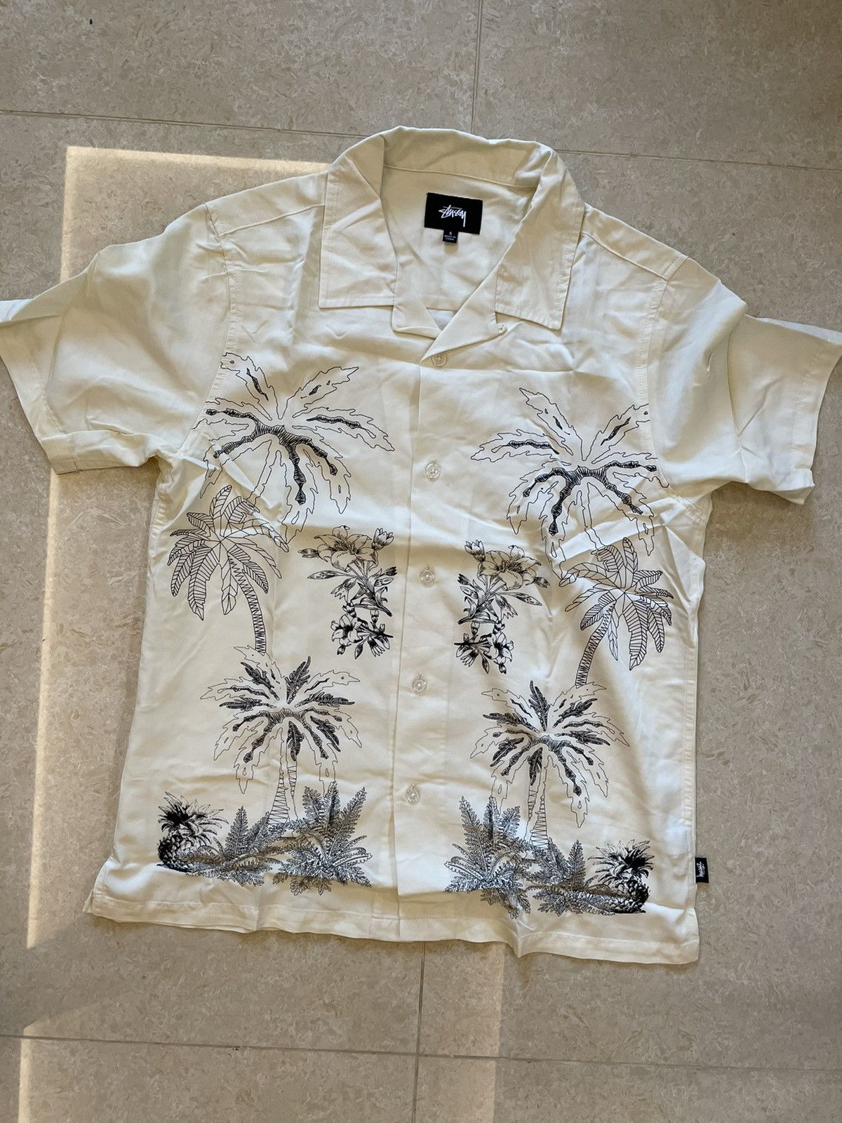Stussy UNWORN* Stussy PALM TREE shirt | Grailed