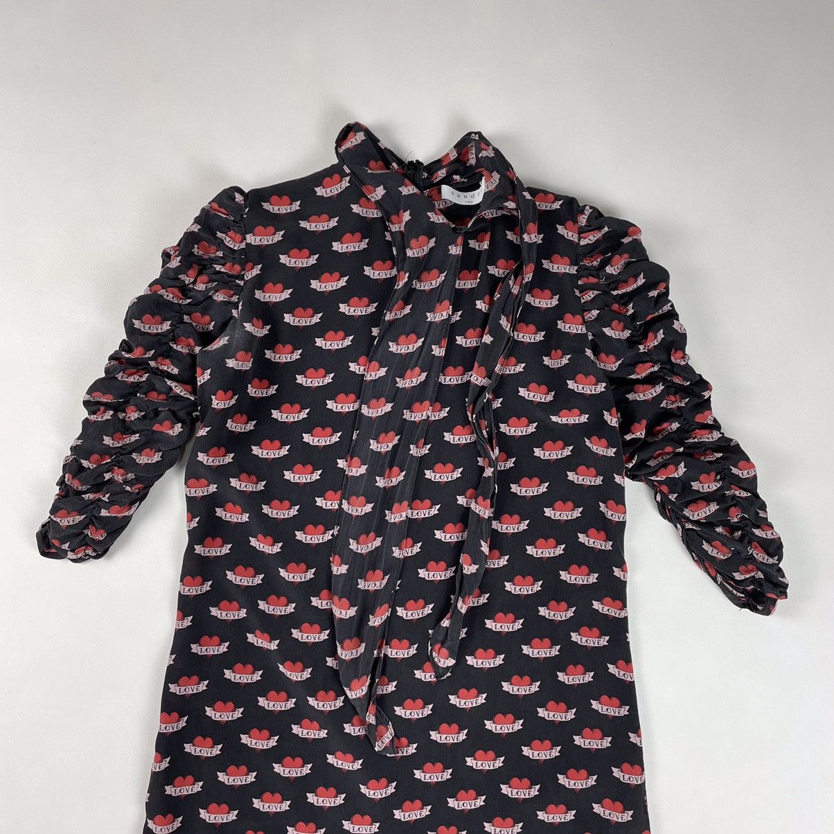 Sandro Vintage Y2K Sandro Paris Luxury Monogram Heart Love Dress | Grailed