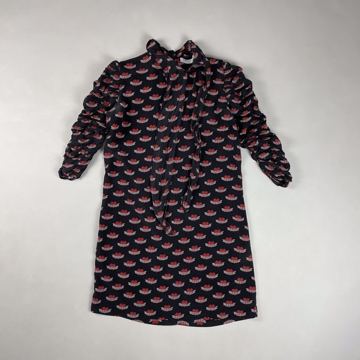 Sandro Vintage Y2K Sandro Paris Luxury Monogram Heart Love Dress | Grailed