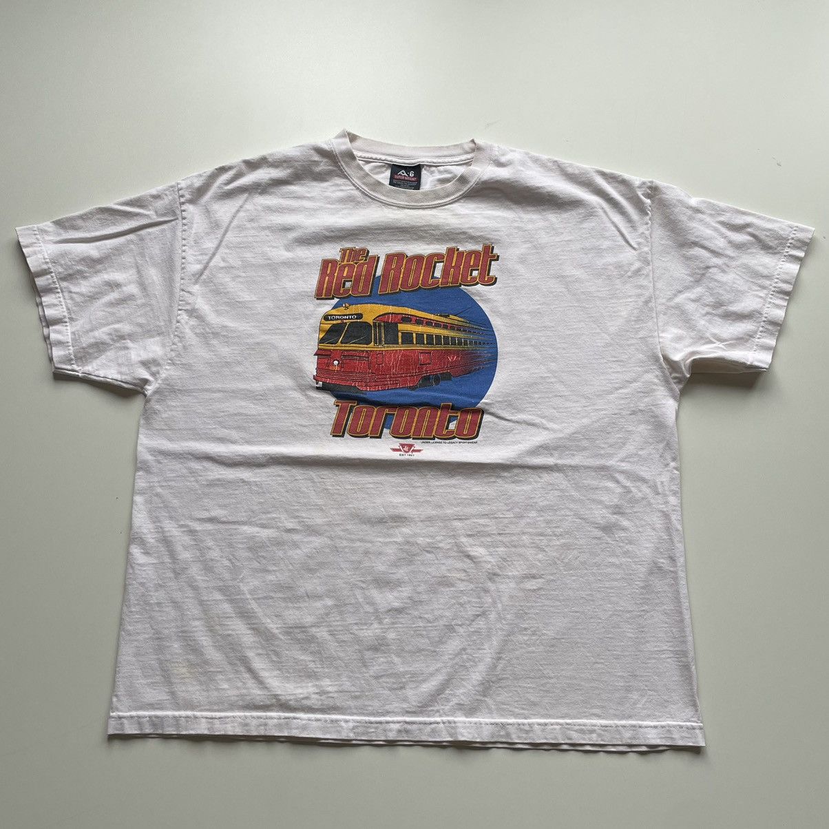 Art × Canada × Vintage Vintage 90s Y2K The Red Rocket Toronto TTC ...