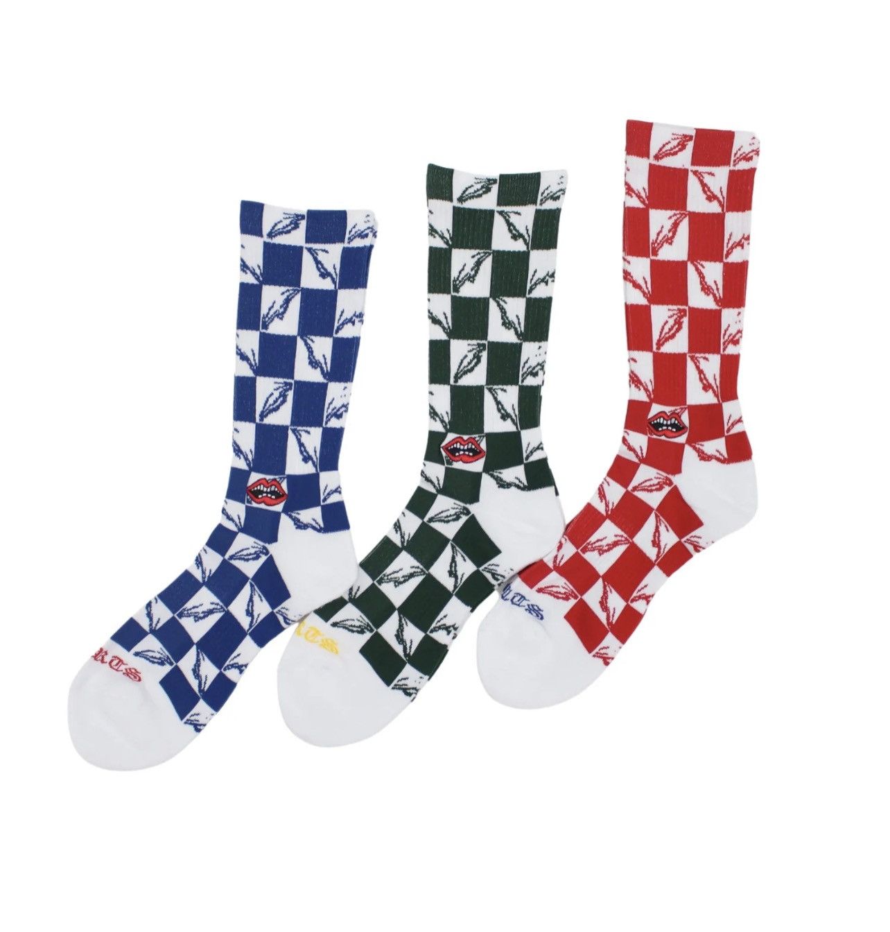 Chrome Hearts Blue Chrome Hearts Matty Boy 99 Eyes Socks | Grailed