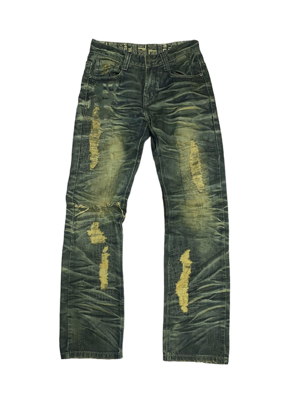 Avirex Crazy Avirex Jeans Distressed Denim | Grailed