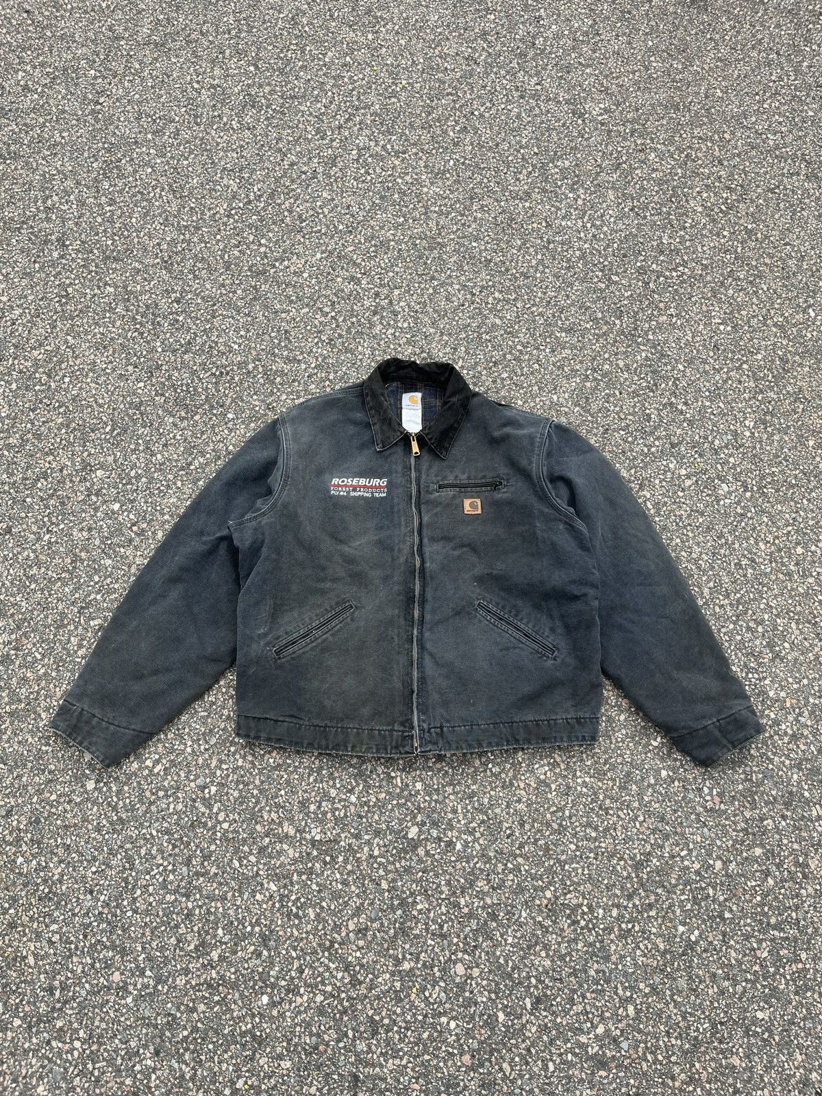 Vintage Faded Carhartt J97 PTL Detroit Jacket | Grailed