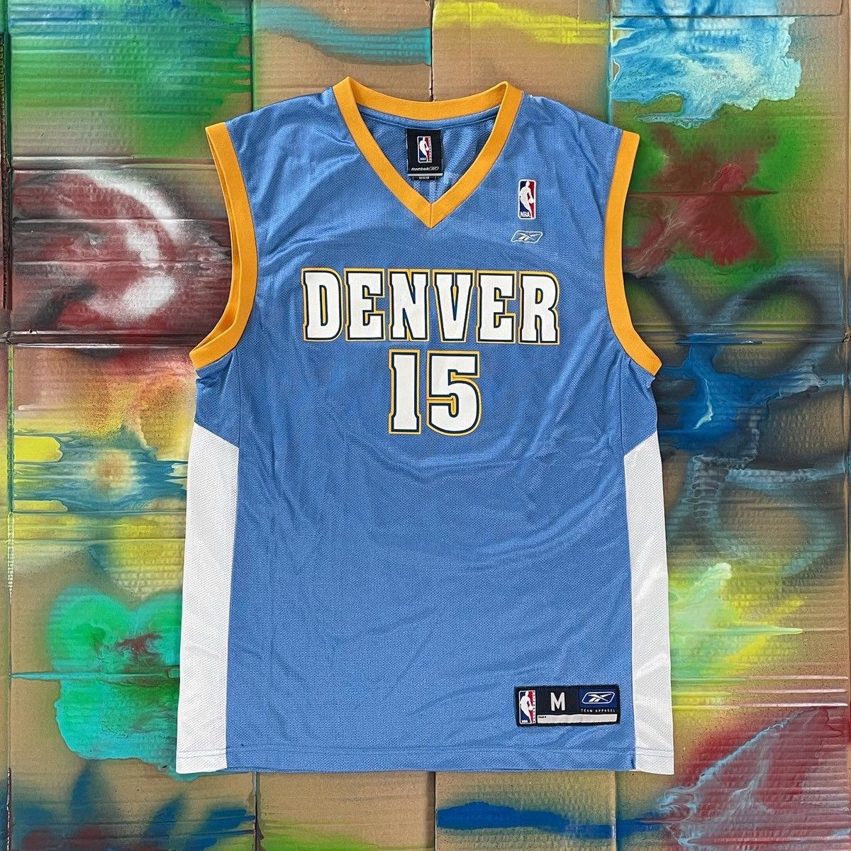 NBA × Reebok Early 2000s Reebok Denver Nuggets Carmelo Anthony Jersey ...