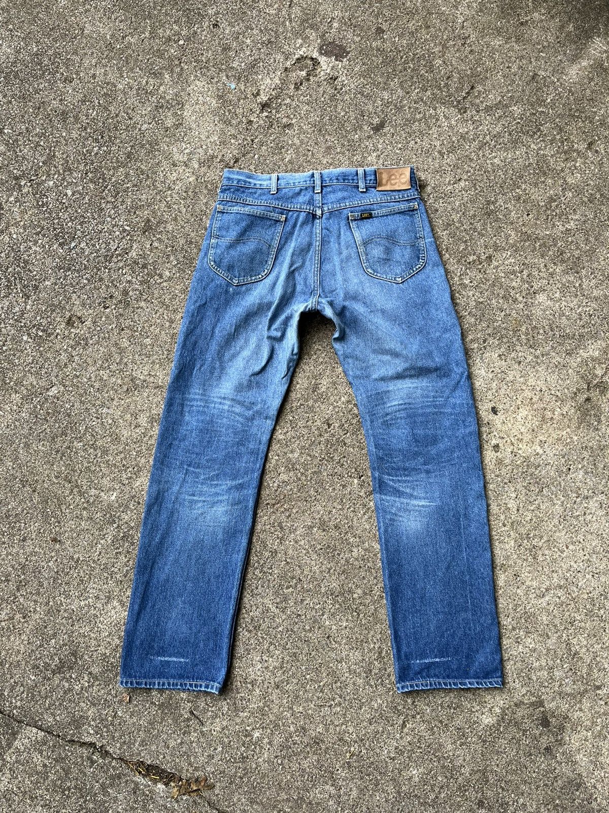 Lee × Made In Usa × Vintage Vintage Lee Riders Raw Denim Fade | Grailed