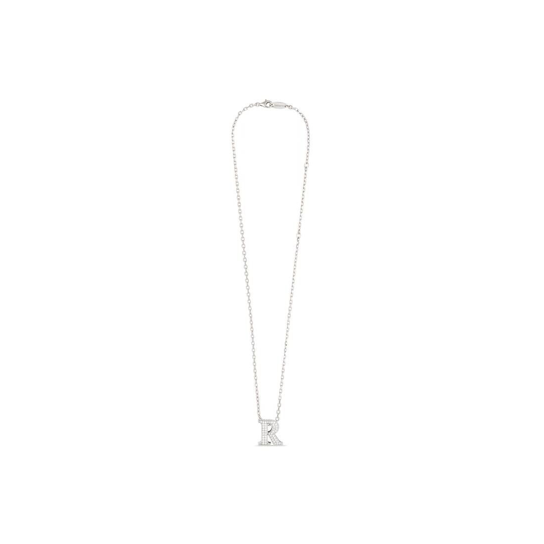 Balenciaga × Chain × Sterling Silver BALENCIAGA NECKLACE LOGO CHAIN ...