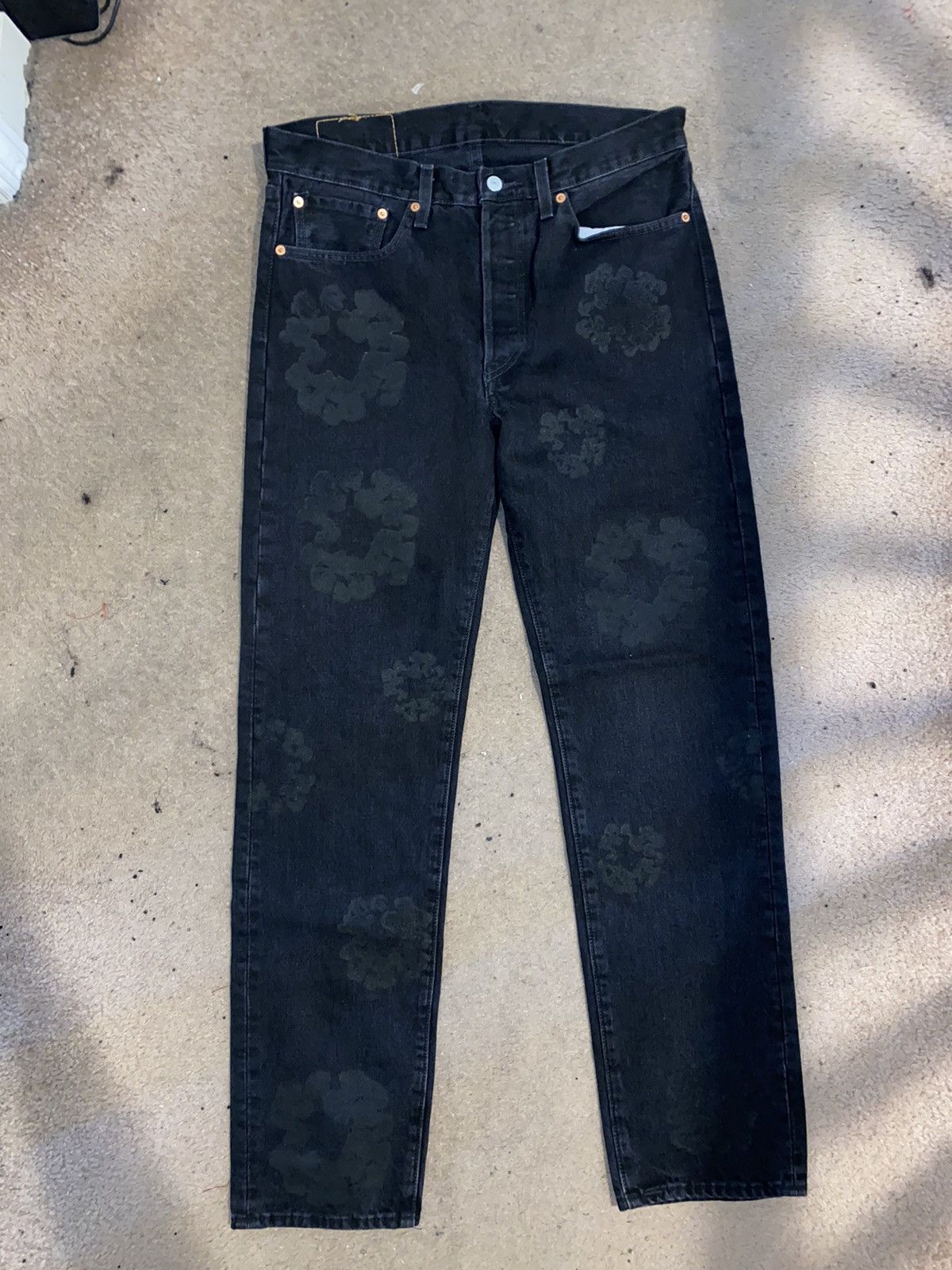 DENIM TEARS Denim Tears Black jeans | Grailed