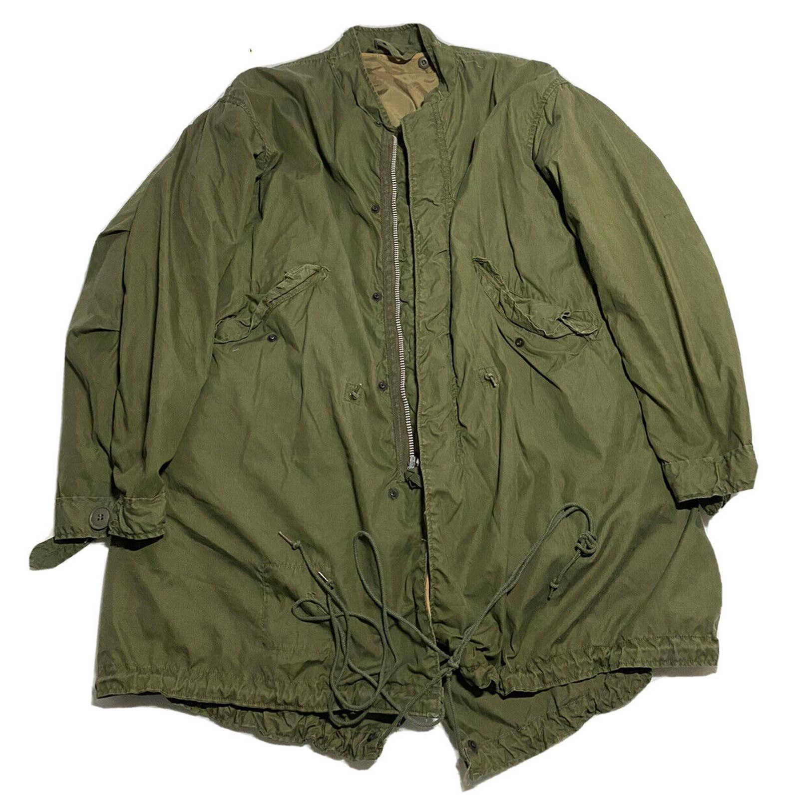 Vintage Mint VTG 1968 US Army M65 Fishtail Parka Size M 60s W/Liner ...