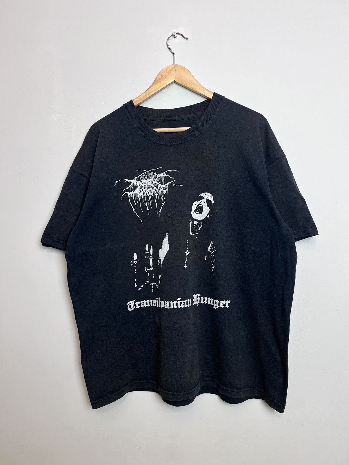 Band Tees × Very Rare × Vintage Rare 90s DARKTHRONE Transylvanian Vintage Band Metal T-Shirt ...