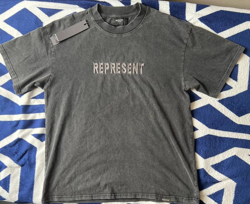 Represent Clo. Black Washed Represent T-shirt | Grailed