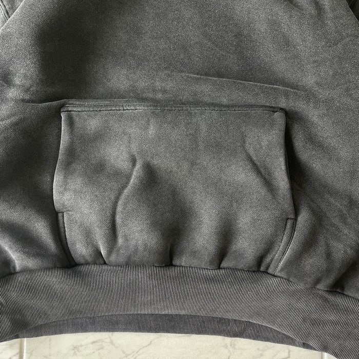 Vintage Humane Blanks 1800GSM Washed Black Hoodie | Grailed
