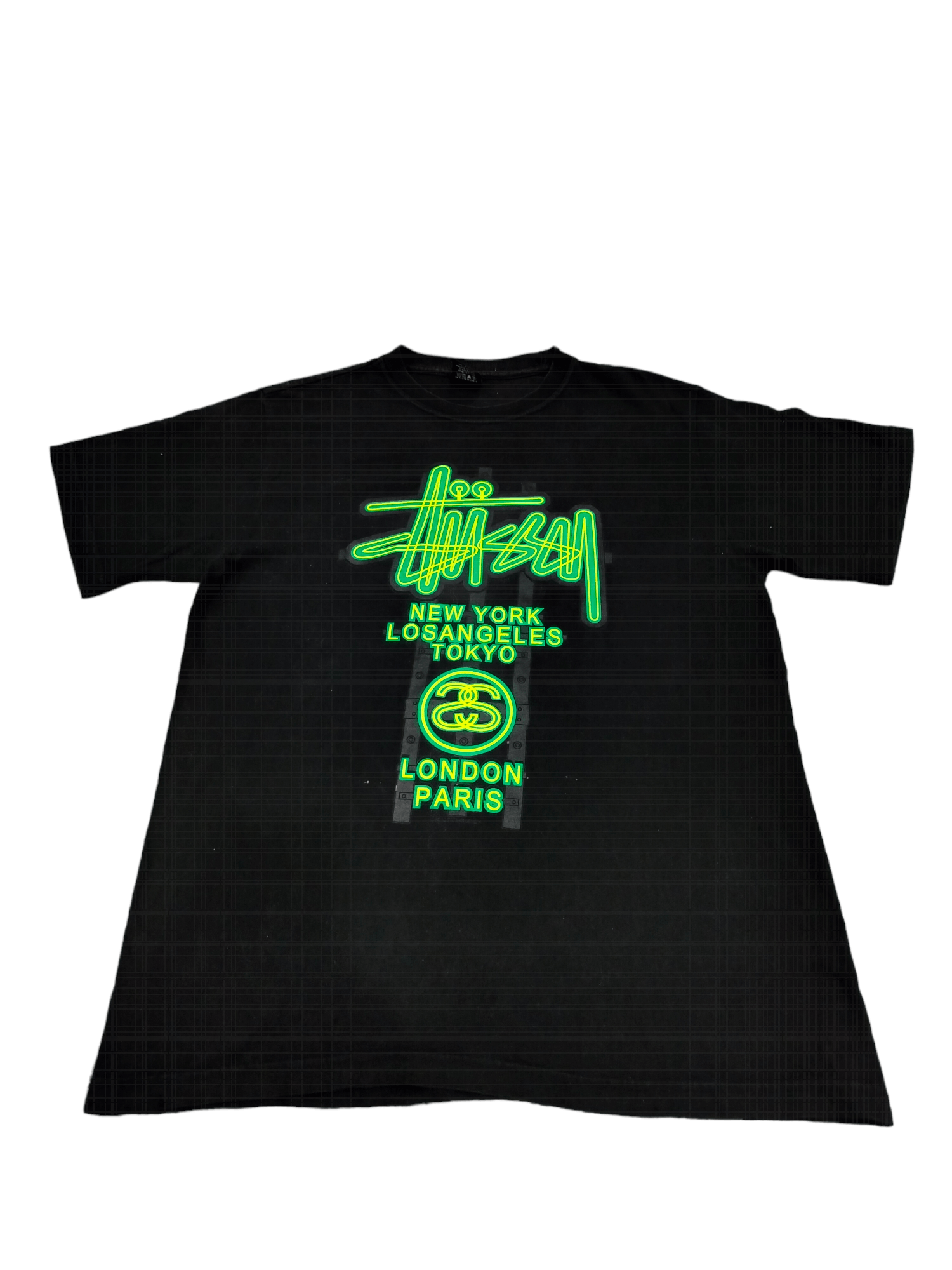 Stussy Stussy Neon 2010 7stars Design tshirt | Grailed