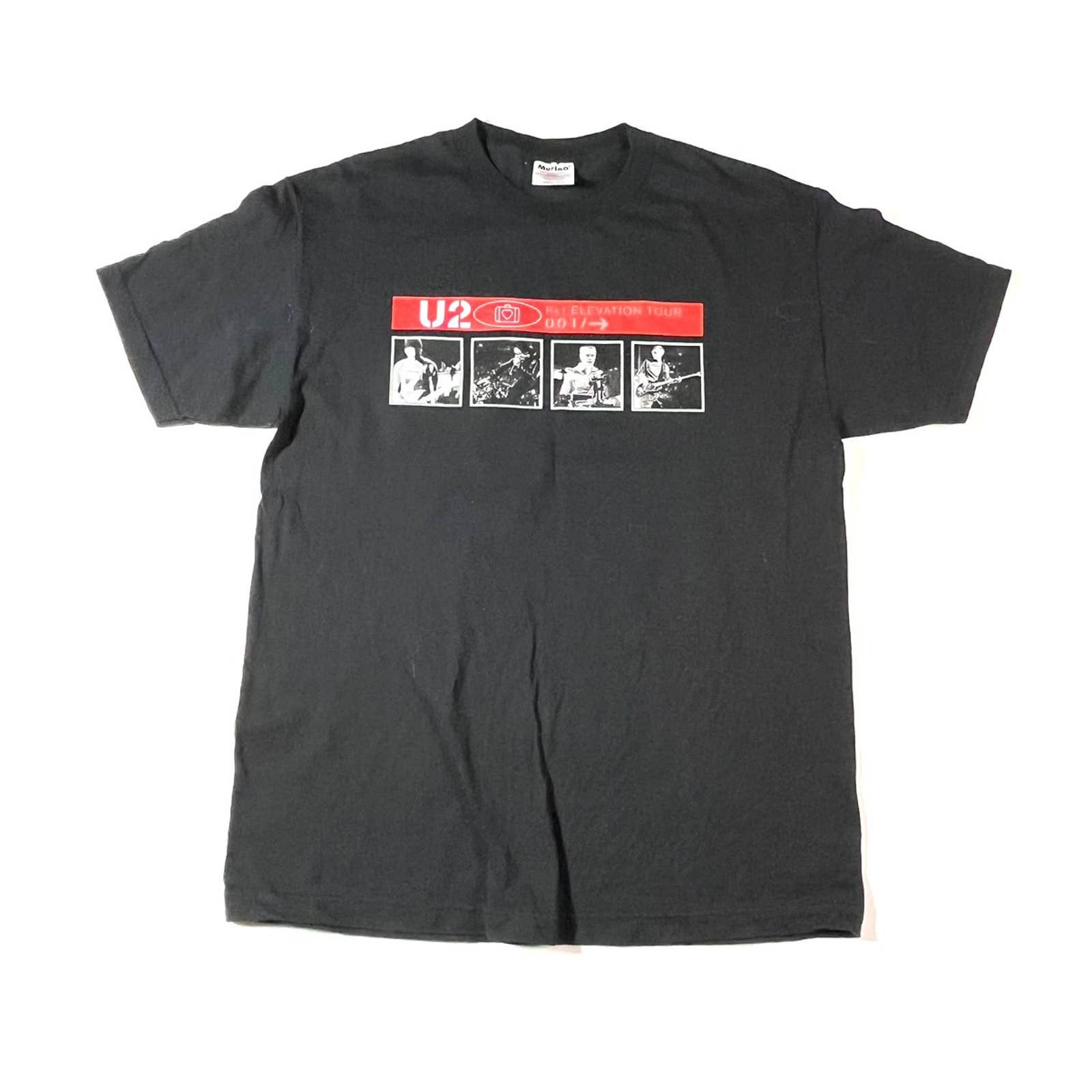 Band Tees × Streetwear × Vintage Vintage 2001 Murina U2 Elevation Tour Band T-shirt Large | Grailed