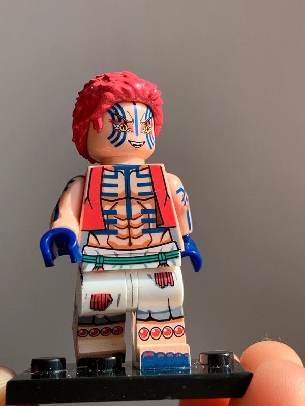 Anime × LEGO Demon Slayer Anime Minifigure Custom Lego Akaza | Grailed