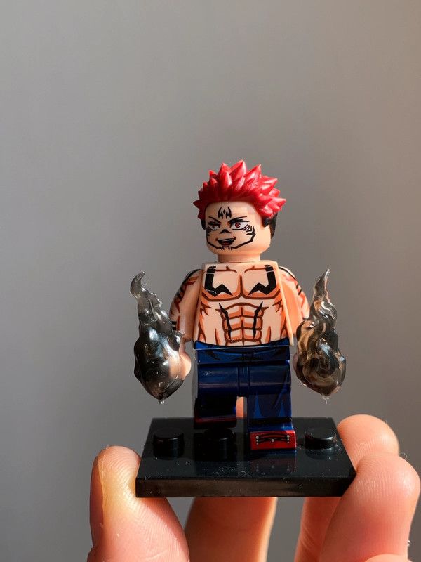 Anime × LEGO Jujutsu Kaisen Anime Minifigure Custom Lego Sukuna/Yuji ...