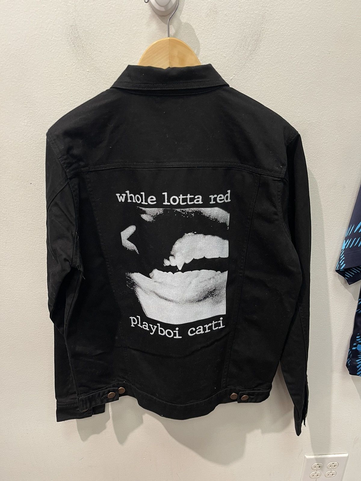 Playboi Carti Playboi Carti Whole Lotta Red Black Jacket | Grailed