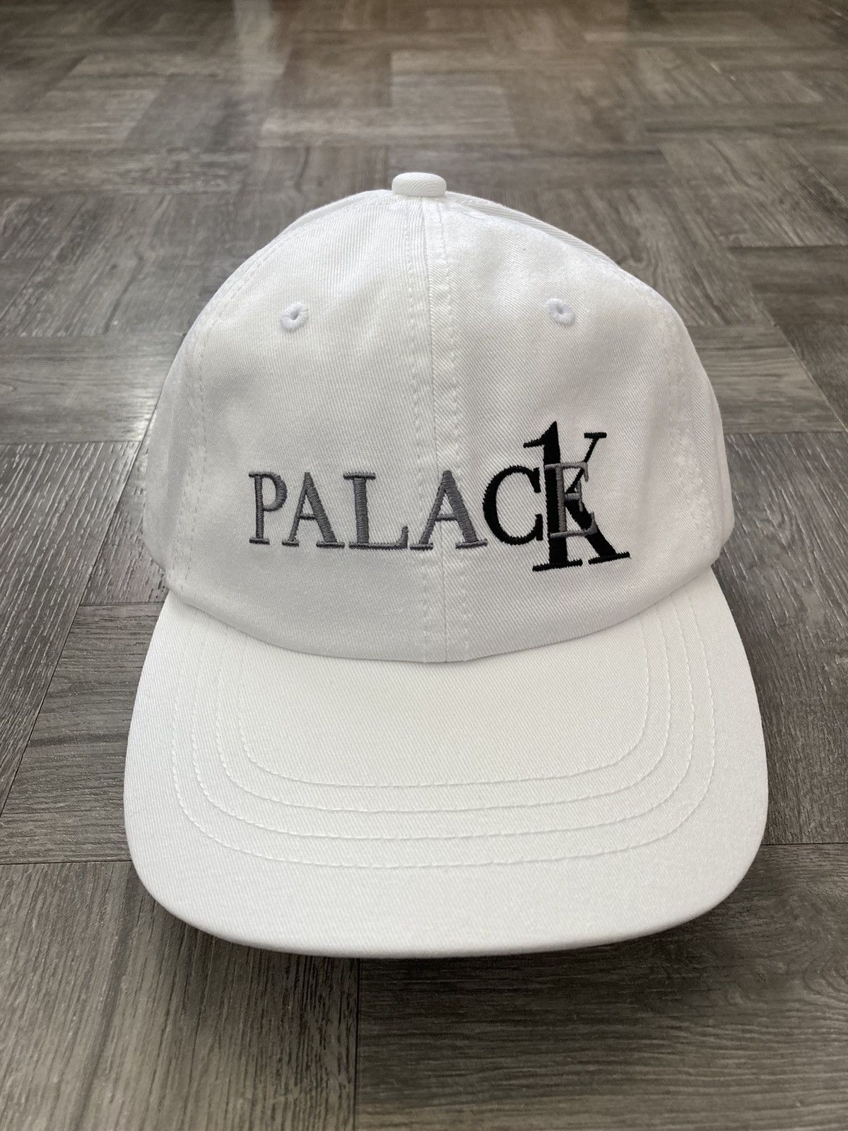 Calvin Klein × Palace Palace x Calvin Klein CK1 6-Panel Hat White | Grailed