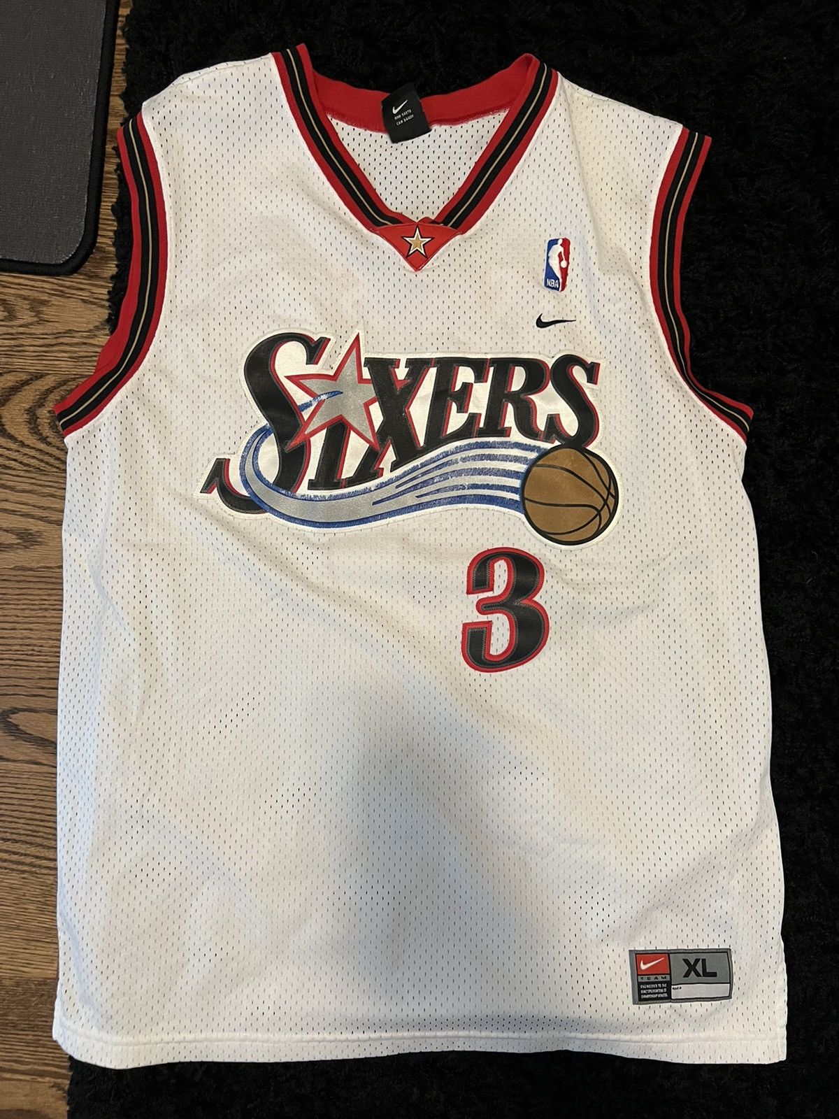 NBA × Nike Allen Iverson NBA Jersey | Grailed