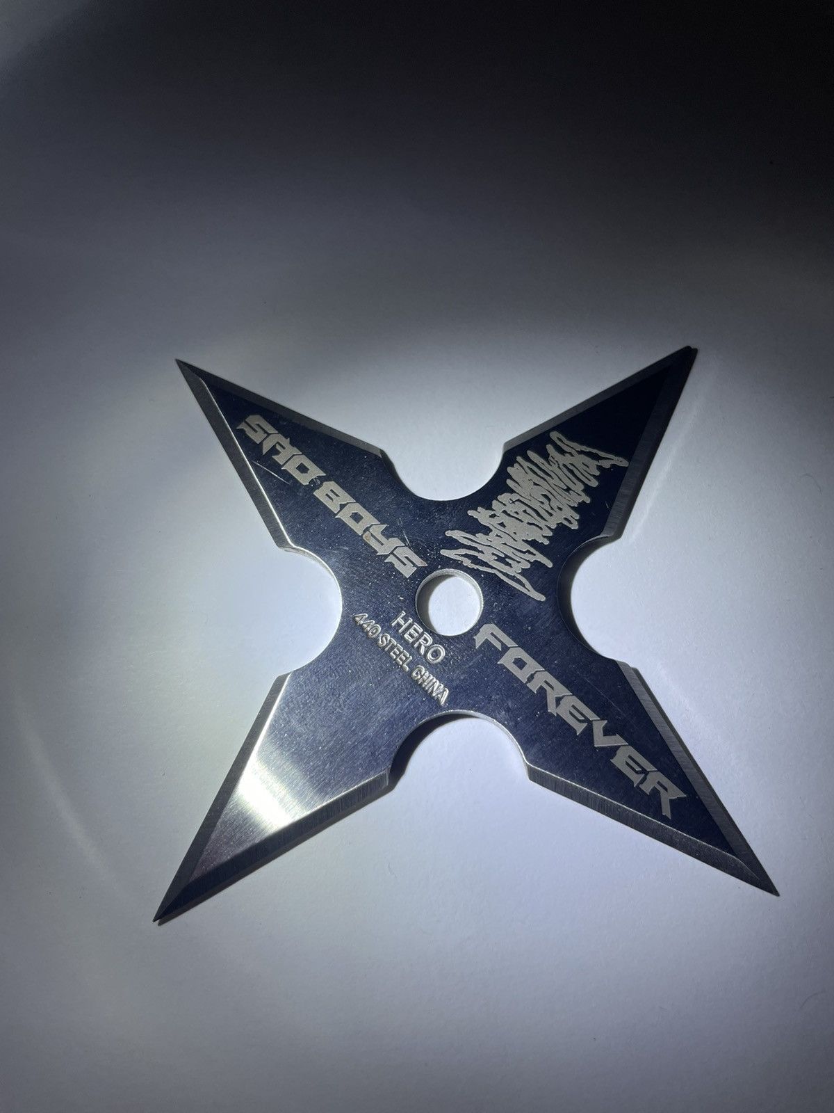Sad Boys RARE Yung Lean Ninja Star Shuriken Box set sbe silver | Grailed