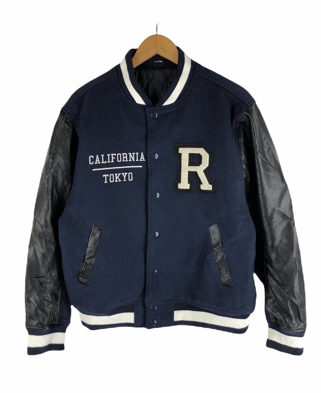 Japanese Brand × Varsity × Varsity Jacket 🔥RE:ROOM EMBROIDERY VARSITY ...