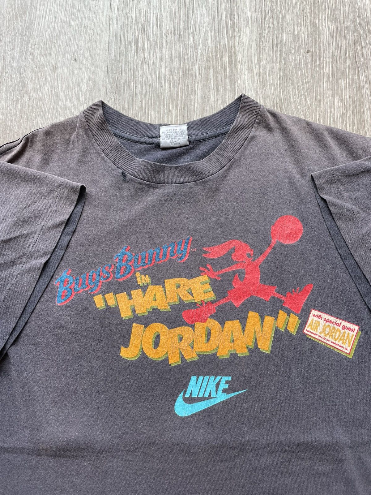 Nike × Vintage Vintage Hare Jordan Nike Tshirt | Grailed