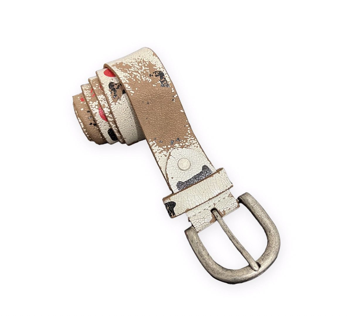 Buckle × Japanese Brand × Leather Japanese Brand I Love CL Leather Belt ...