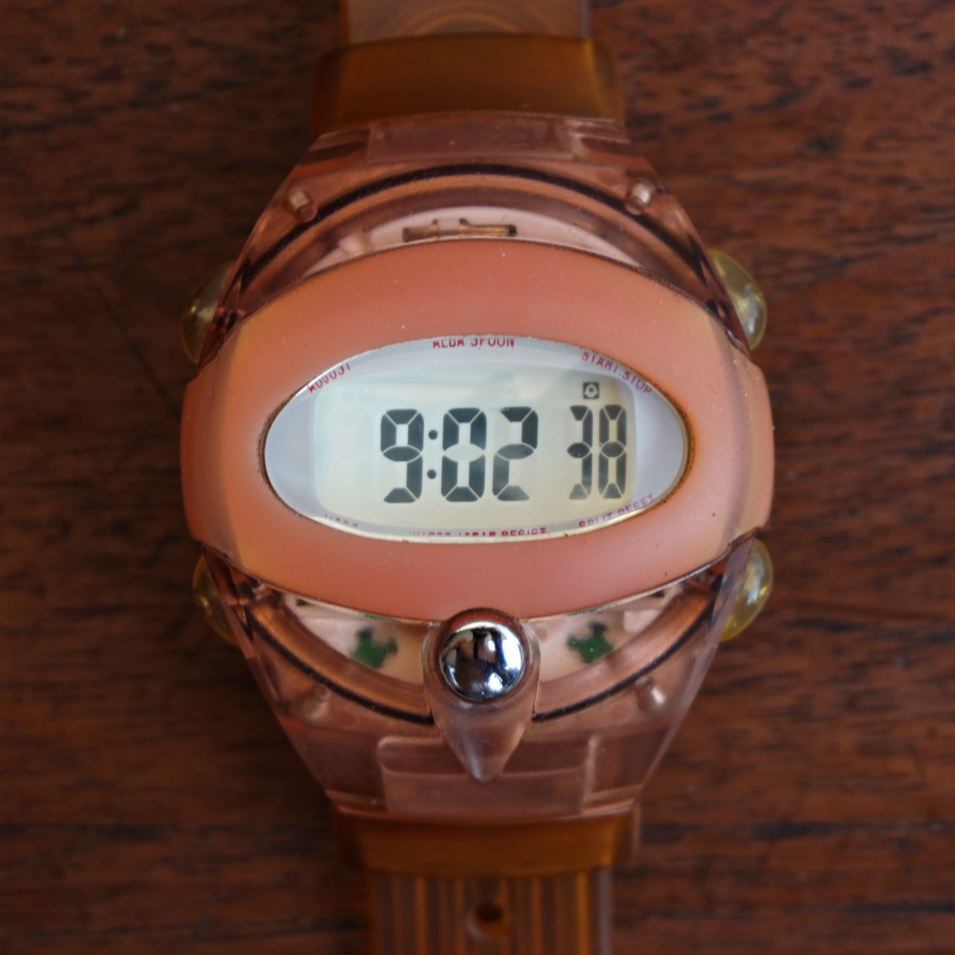 ALBA × Seiko × Vintage 90s Seiko Alba Spoon Peach Skeleton Watch | Grailed