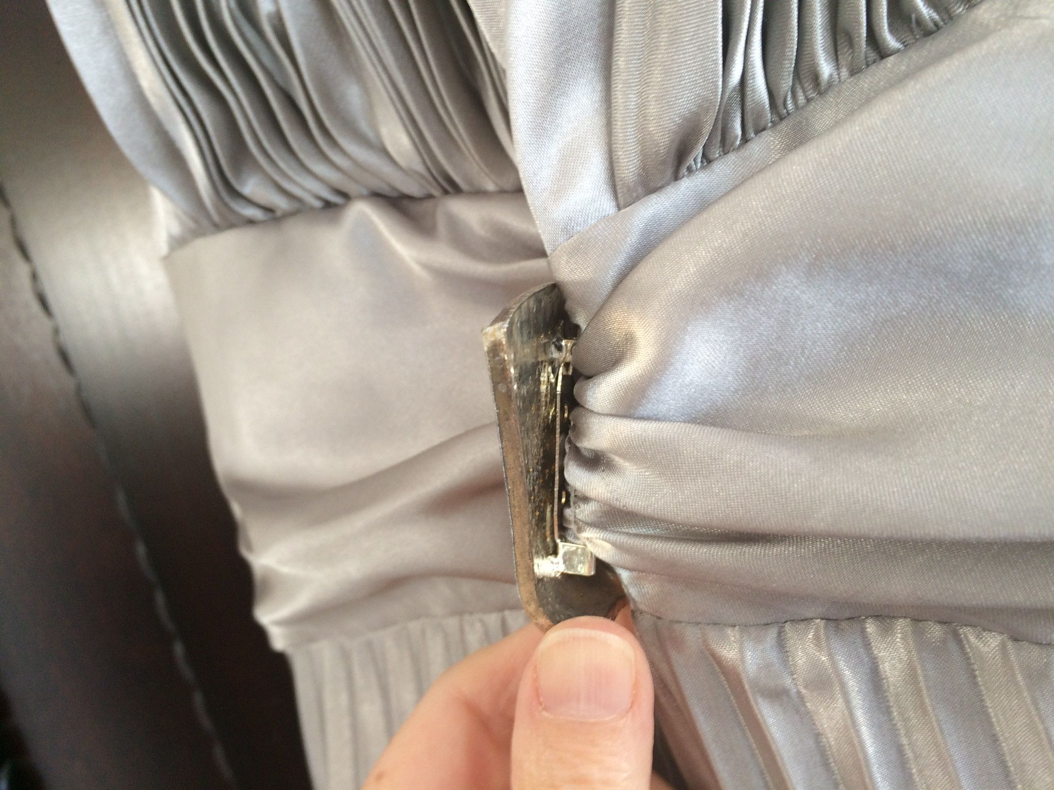 Other Long Gown Dress Formal Bridal Silver S Shiny Sparkle Bling | Grailed