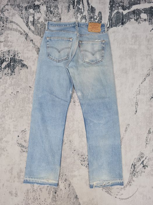 Vintage Vtg 90's LEVIS 501 Faded Light Blue Jeans L0318 Size 31x30 | Grailed