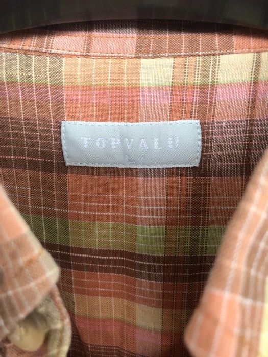 Flannel × Japanese Brand × Streetwear Japanese Brand Topvalu Plaid Tartan Button Shirt | Grailed