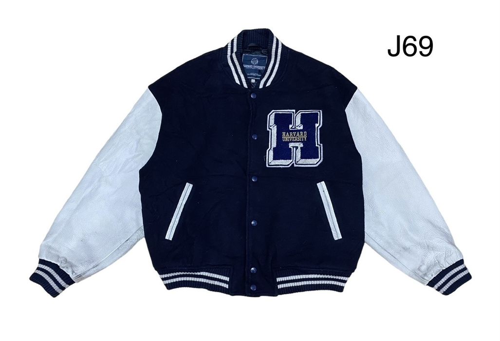 Vintage 🔥Last Drop🔥Vintage Harvard University Rapper Varsity Jacket ...
