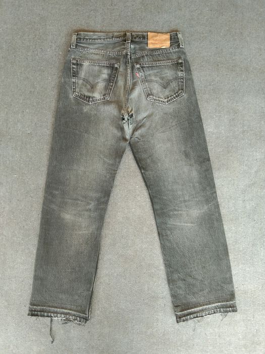 Vintage 90s Vintage Levi's 501 Made In USA Distressed Jeans 31x28.5 | Grailed