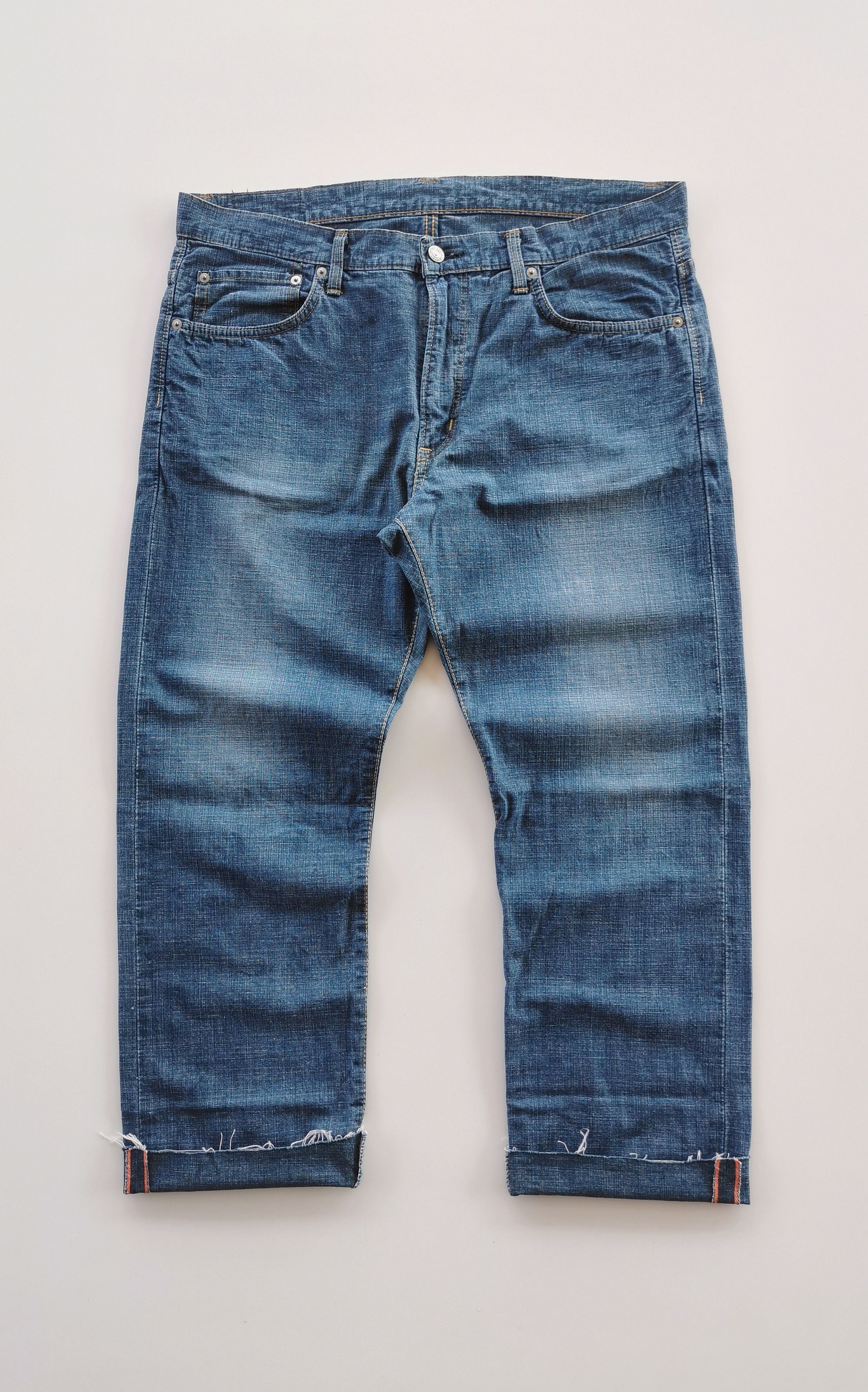 Edwin × Japanese Brand × Sugar Cane Edwin 503ST Selvedge Cropped Jeans ...