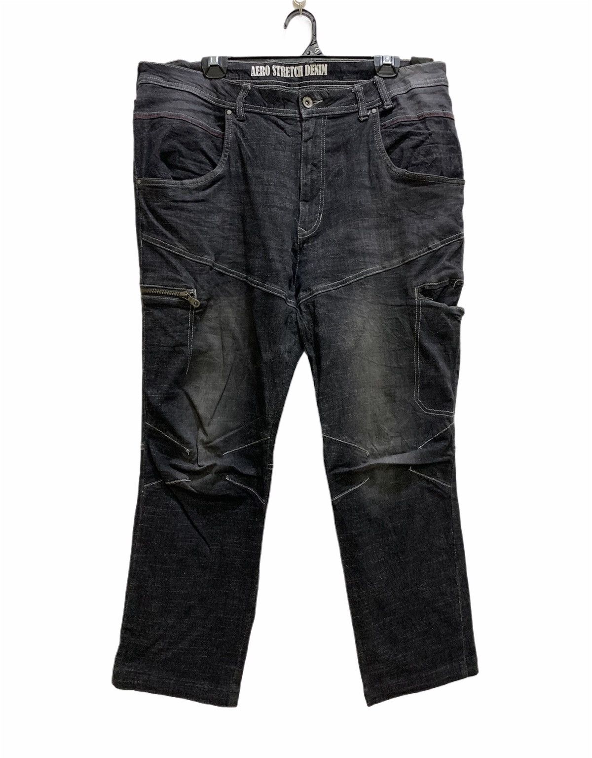 Japanese Brand × Streetwear FIELDCORE AERO STRETCH DENIM Multipocket Cargo Pant Jeans | Grailed