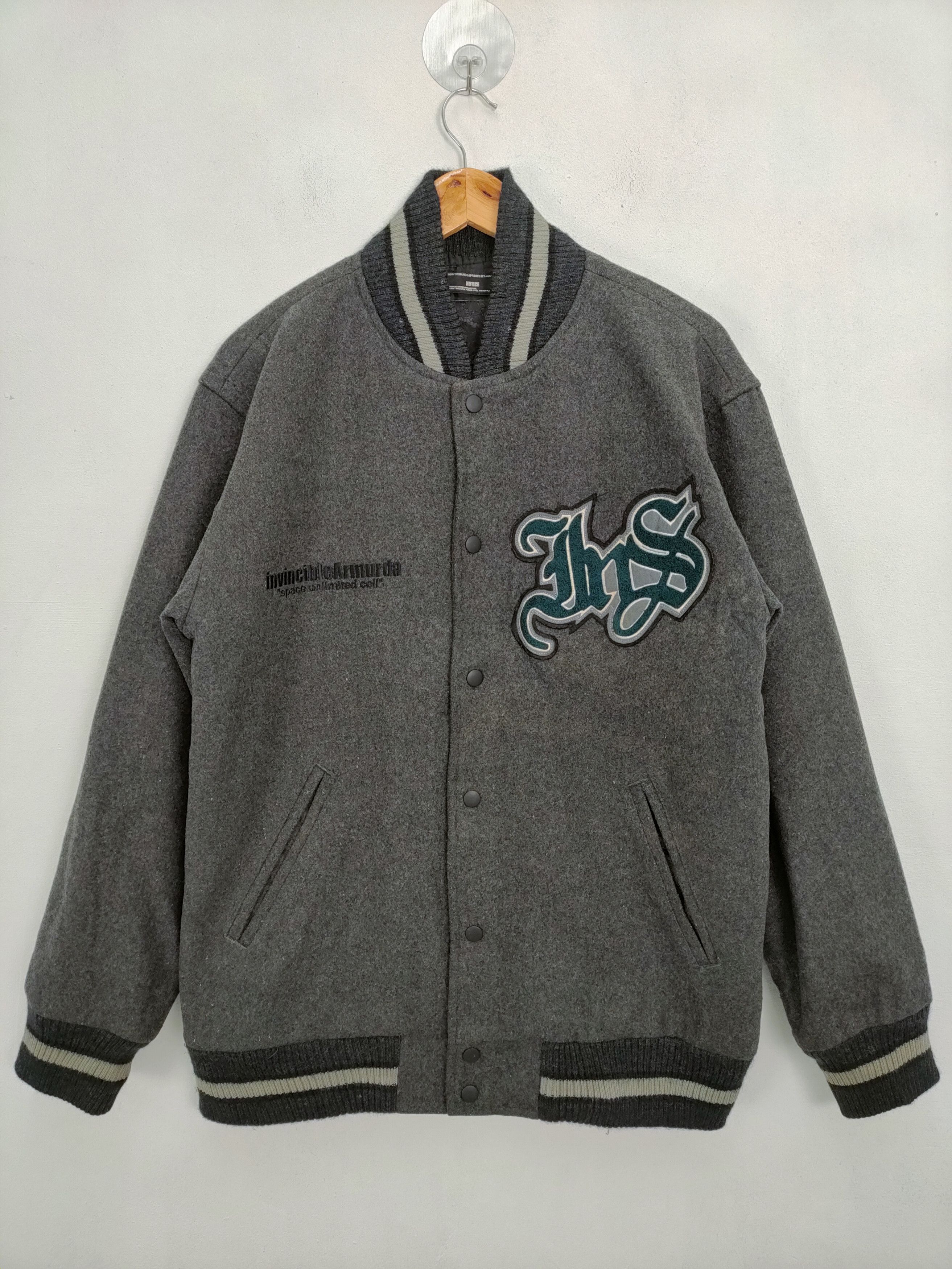 Japanese Brand × Varsity × Varsity Jacket MIXI WOOL VARSITY JACKET ...