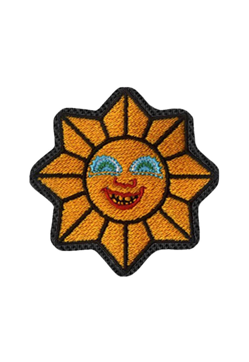 Handmade CRW Smiling Sun iron on patch / sew on patch | Grailed