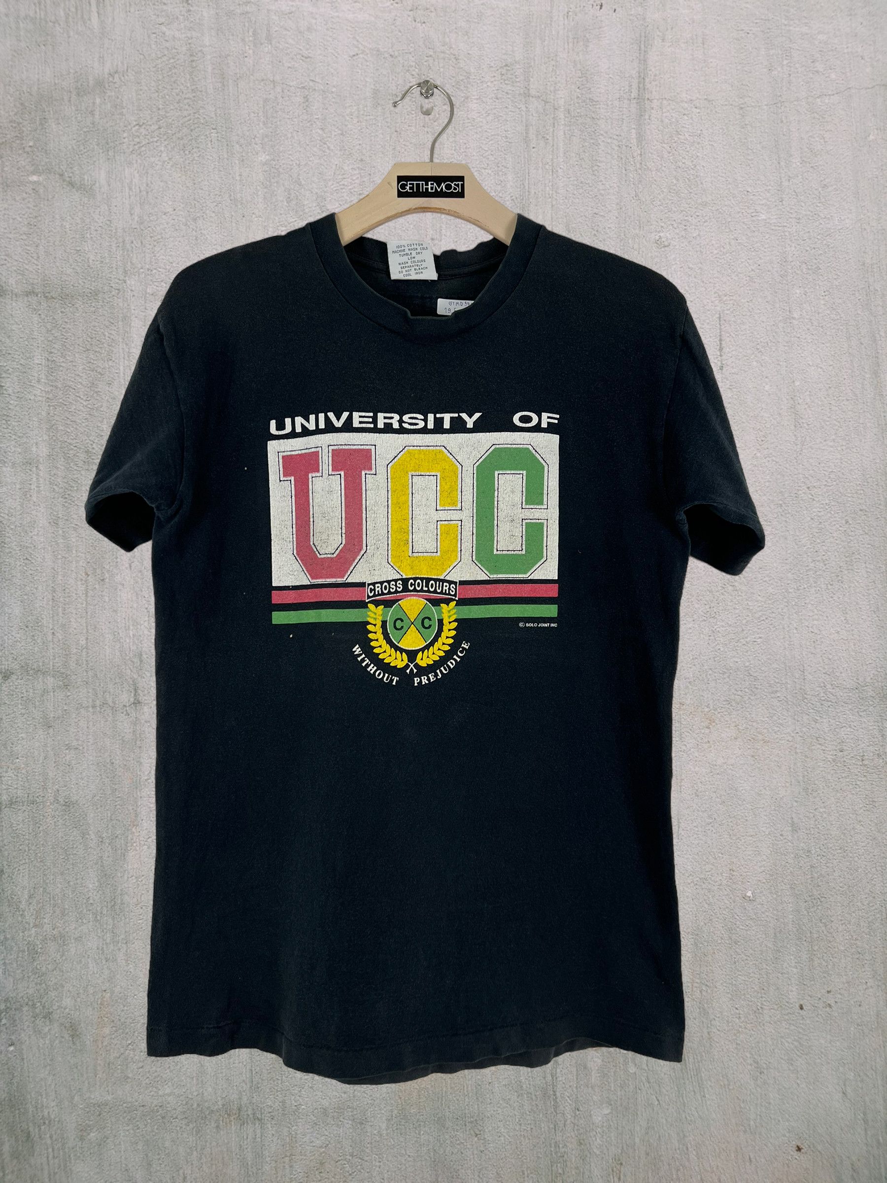 Cross Colours × Vintage Vintage 90s University of Cross Colours Brand T ...