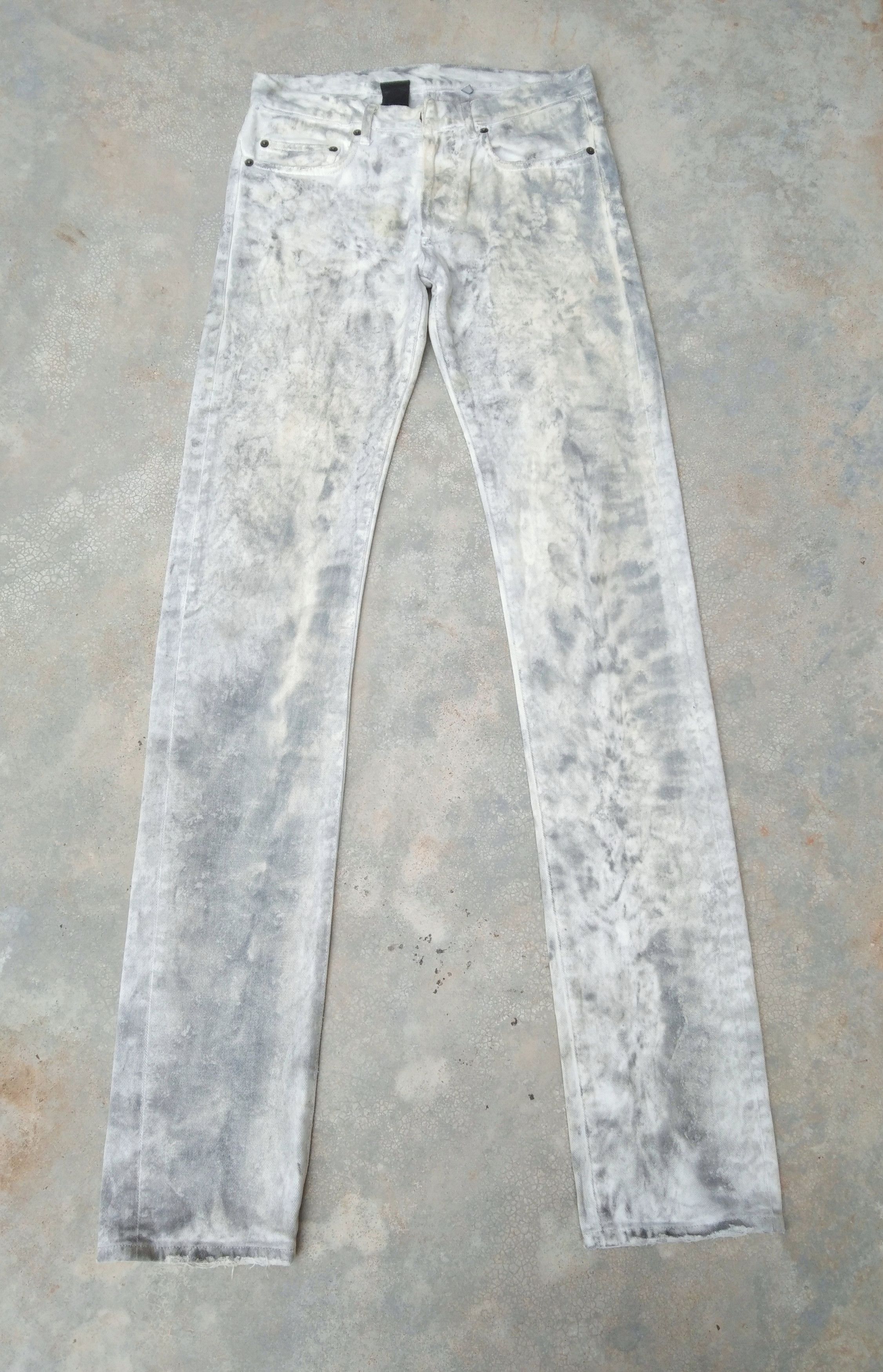 Dior Dior Homme SS06 Hedi Dirty Snow Grey Jeans 28x37 | Grailed
