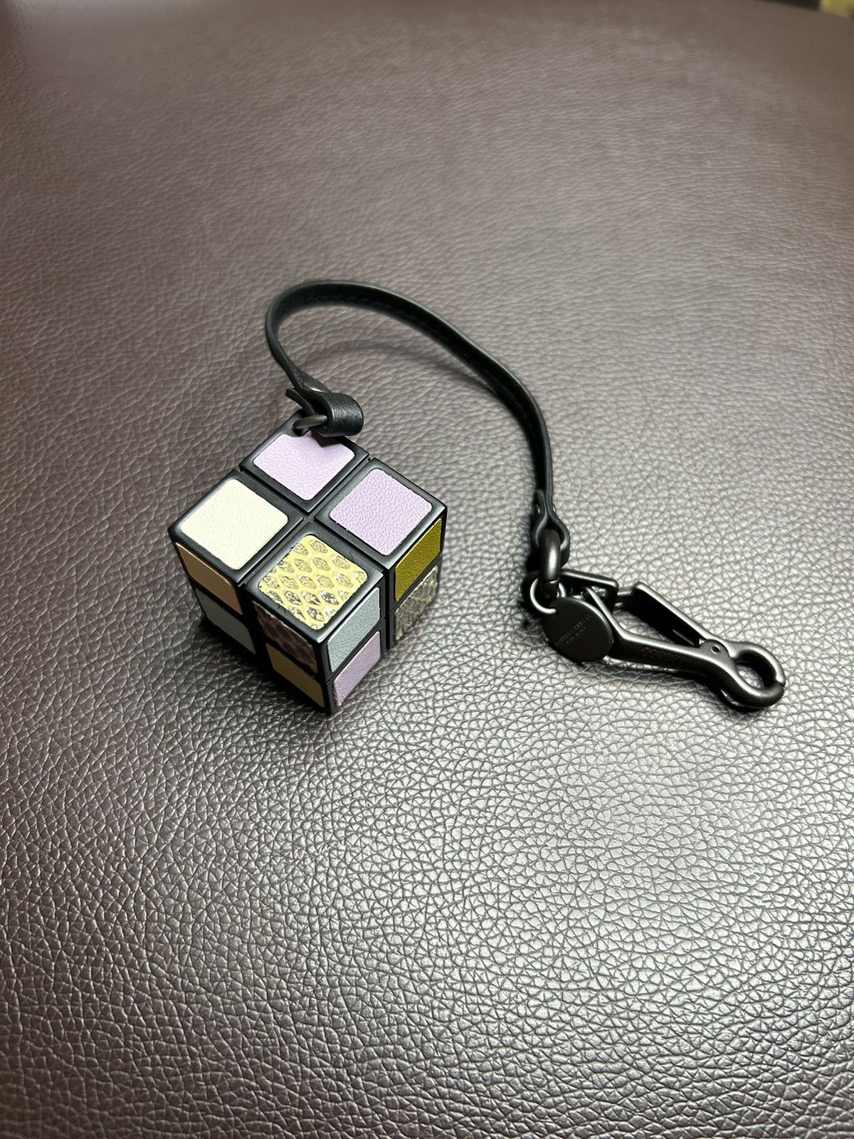Bottega Veneta Exotic Leather Rubik’s cube charm | Grailed